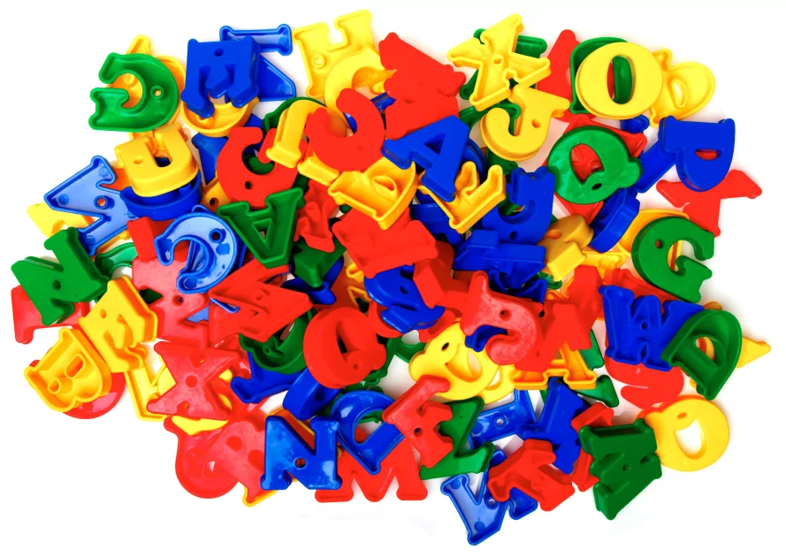 Alphabet letter shapes (500 g) | Bouhon